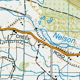 Nelson Creek, West Coast - NZ Topo Map
