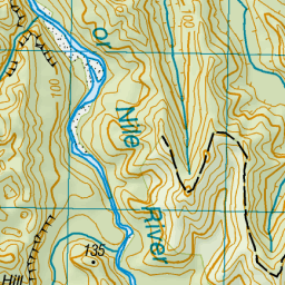 Waitakere or Nile River, West Coast - NZ Topo Map