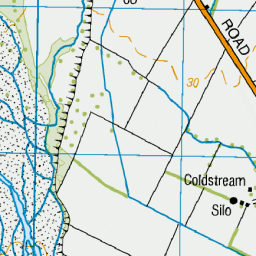 Coldstream, Canterbury - NZ Topo Map