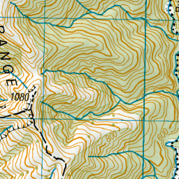 PUDDING HILL RANGE, Canterbury - NZ Topo Map