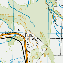 Ruru, West Coast - NZ Topo Map