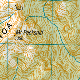 PAPAROA RANGE, West Coast - NZ Topo Map