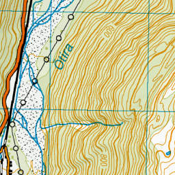 Otira River, West Coast - NZ Topo Map