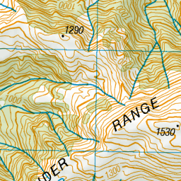 ALEXANDER RANGE, West Coast - NZ Topo Map