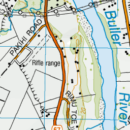 Buller River, West Coast - NZ Topo Map