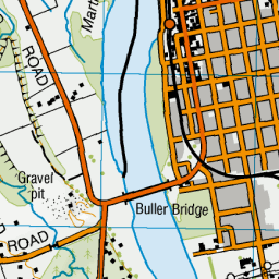 Buller Bridge, West Coast - NZ Topo Map