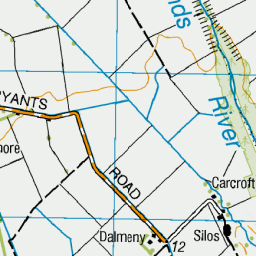 Carcroft, Canterbury - NZ Topo Map