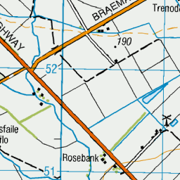 Rosebank, Canterbury - NZ Topo Map
