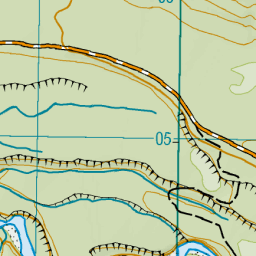 Ahaura River, West Coast - NZ Topo Map
