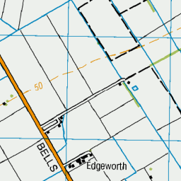 Edgeworth, Canterbury - NZ Topo Map