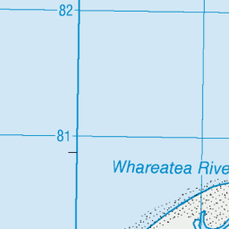 Whareatea River, West Coast - NZ Topo Map