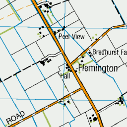 Bredhurst Farm, Canterbury - NZ Topo Map