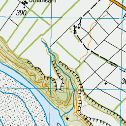 Rakaia River, Canterbury - NZ Topo Map