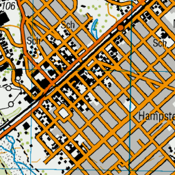 ASHBURTON, Canterbury - NZ Topo Map