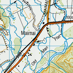 Maimai, West Coast - NZ Topo Map