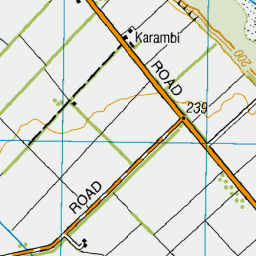 Karambi, Canterbury - NZ Topo Map