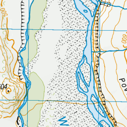 Waimakariri River, Canterbury - NZ Topo Map