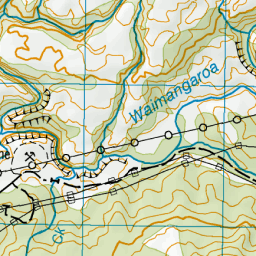 Waimangaroa River, West Coast - NZ Topo Map