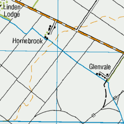 Glenvale, Canterbury - NZ Topo Map