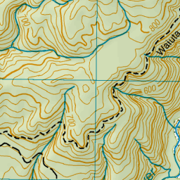 Waiuta-Big River Track, West Coast - NZ Topo Map
