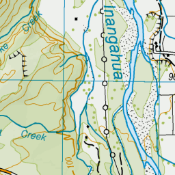 Inangahua River, West Coast - NZ Topo Map