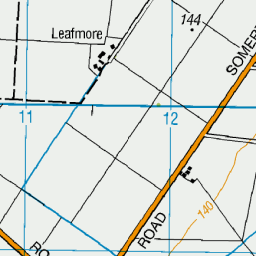 Leafmore, Canterbury - NZ Topo Map