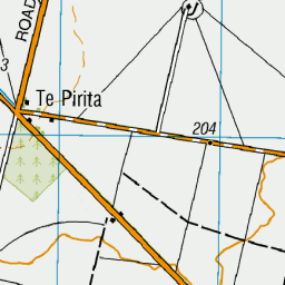 Te Pirita, Canterbury - NZ Topo Map