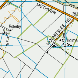 Rokeby, Canterbury - NZ Topo Map