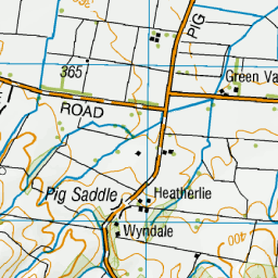 Wyndale, Canterbury - NZ Topo Map