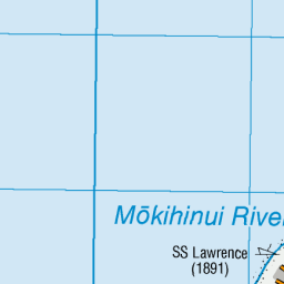 Mokihinui River, West Coast - NZ Topo Map