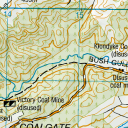 COALGATE FOREST, Canterbury - NZ Topo Map