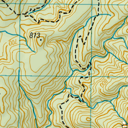 Dobson Stream, Canterbury - NZ Topo Map