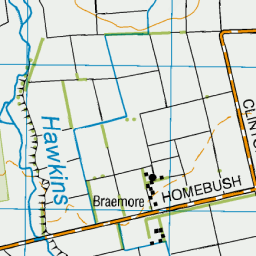 Braemore, Canterbury - NZ Topo Map