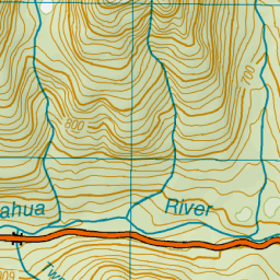 Inangahua River, West Coast - NZ Topo Map