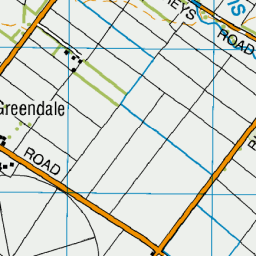 Greendale, Canterbury - NZ Topo Map