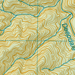Deepdale River, Tasman - NZ Topo Map