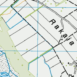 Rakaia Island, Canterbury - NZ Topo Map