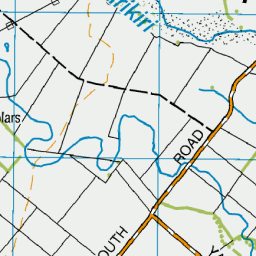 Irwell River, Canterbury - NZ Topo Map