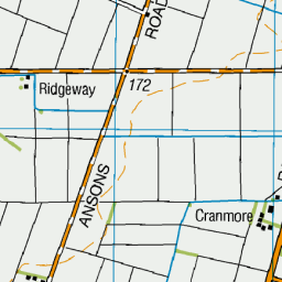 Cranmore, Canterbury - NZ Topo Map