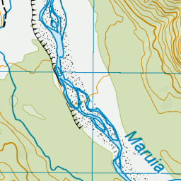 Maruia River, West Coast - NZ Topo Map