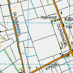 Killinchy, Canterbury - NZ Topo Map