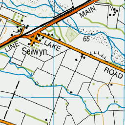 Selwyn, Canterbury - NZ Topo Map