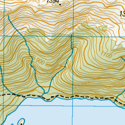 Lake Christabel Track, West Coast - NZ Topo Map
