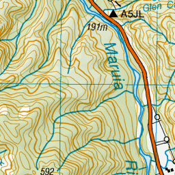 Maruia River, Tasman - NZ Topo Map