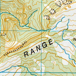 MATIRI RANGE, West Coast - NZ Topo Map