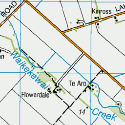 Flowerdale, Canterbury - NZ Topo Map