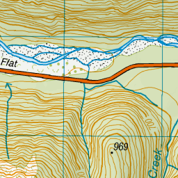 Maruia River, West Coast - NZ Topo Map