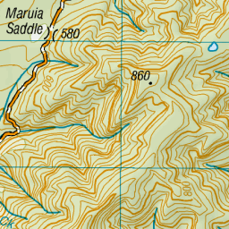 Maruia Saddle, Tasman - NZ Topo Map