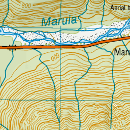 Maruia Springs, West Coast - NZ Topo Map