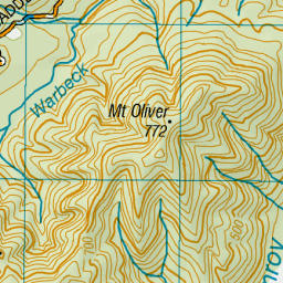 Warbeck Stream, Tasman - NZ Topo Map